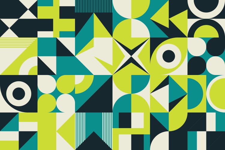 Abstract geo art pattern composition Royalty Free Vector Abstract geo art pattern composition Royalty Free Vector