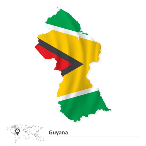 Flag Map Guyana Vector Images (over 500)