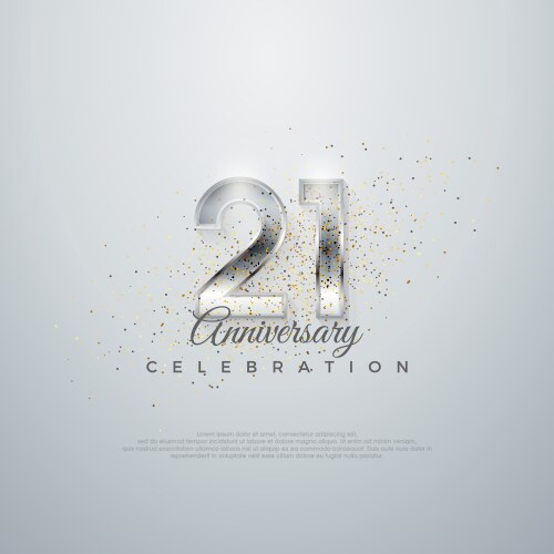 Gold Number 21 Vector Images (over 780)