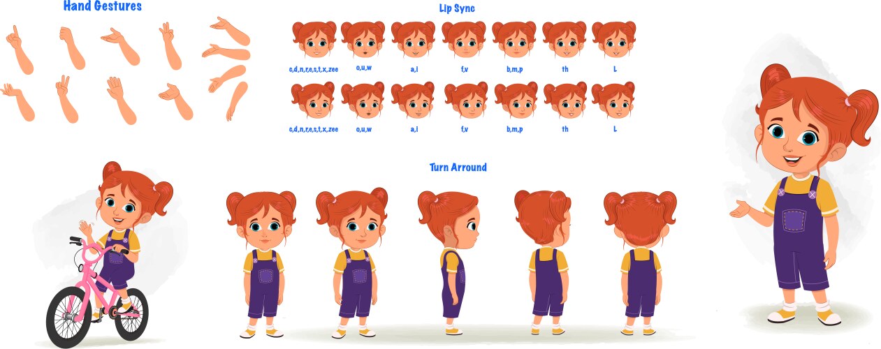 Little girl clipart Vector Images & Graphics for Commercial Use ...