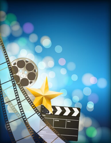 Cinema background Royalty Free Vector Image - VectorStock