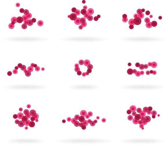 Blood cells set Royalty Free Vector Image - VectorStock