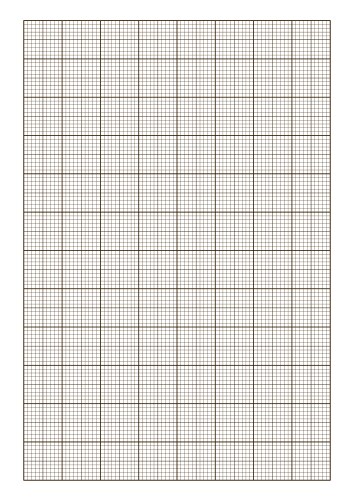 Graph paper printable millimeter grid Royalty Free Vector