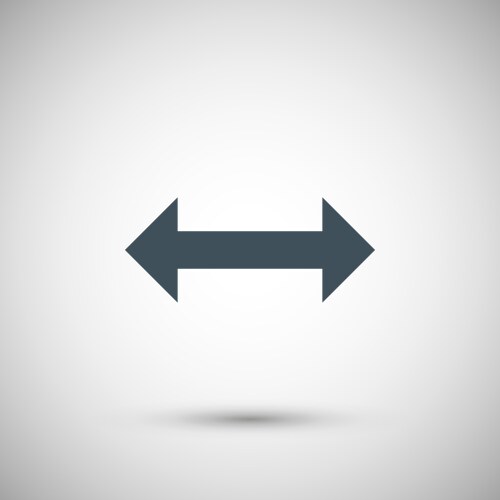 Two Direction Arrow Vector Images (over 8,700)