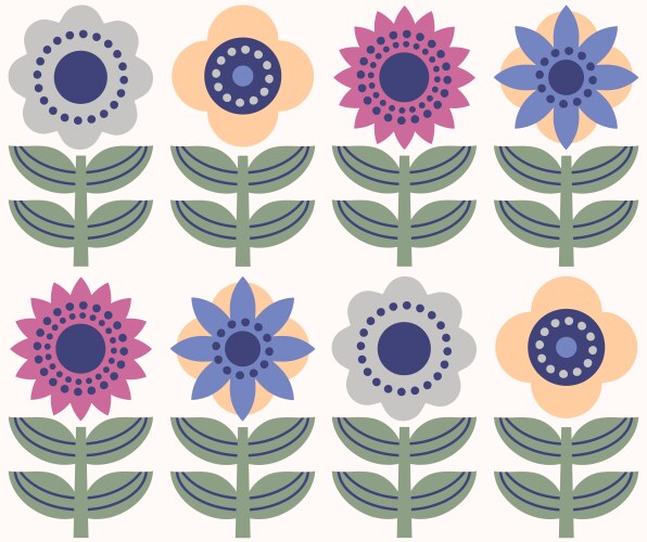 Simple Flower Pattern Vector Images (over 84,000)