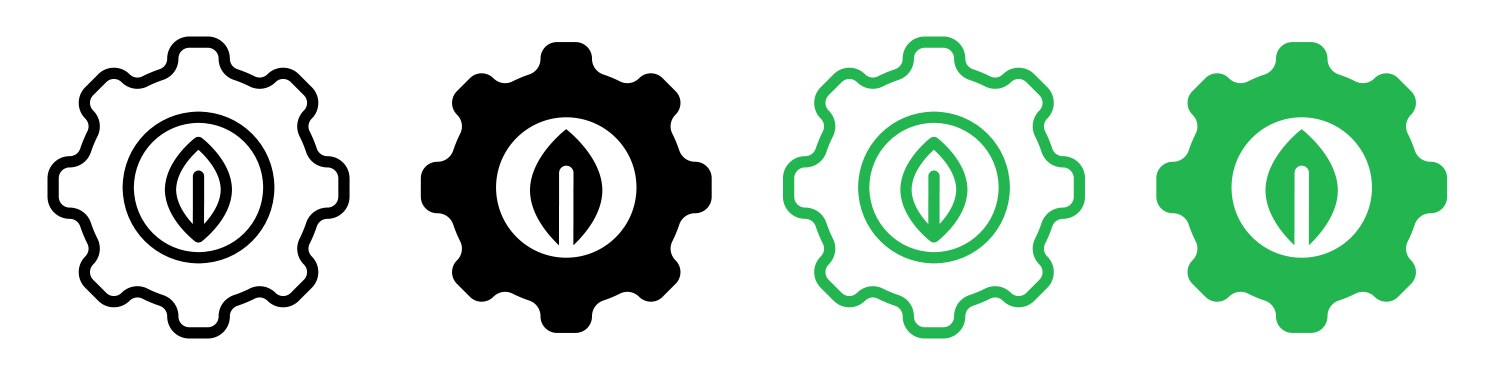 Green technology icon representing eco-friendly Vector Image