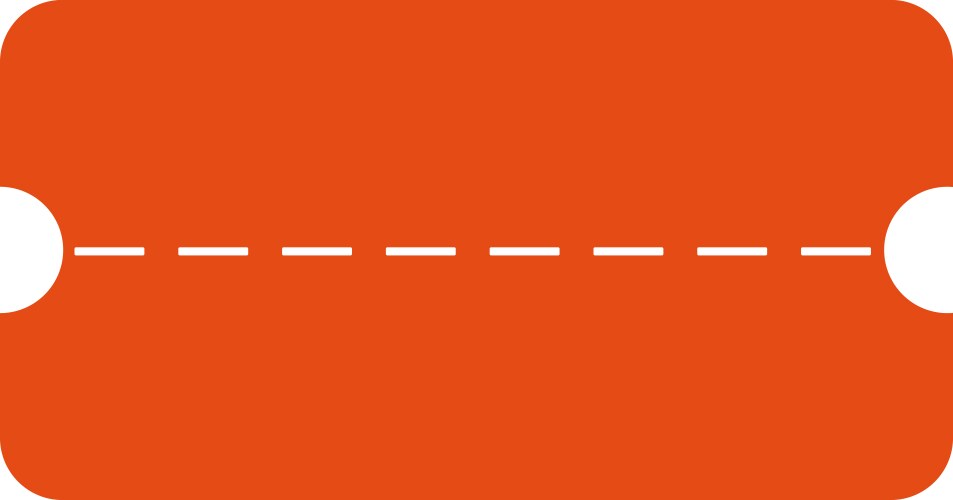 Red coupon discount isolated ticket Royalty Free Vector