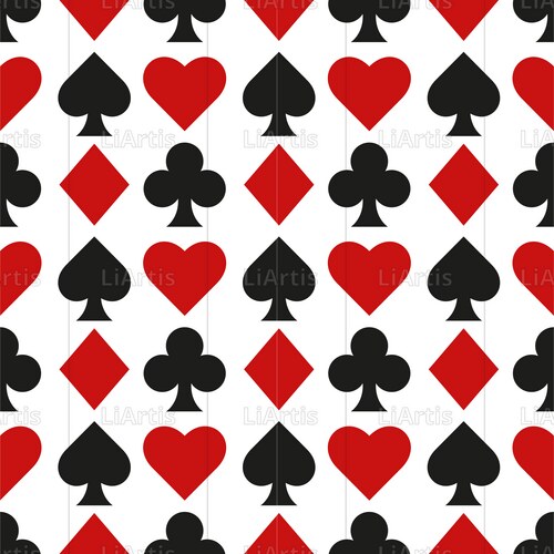 Playing Card Pattern Vector Images (over 14,000)