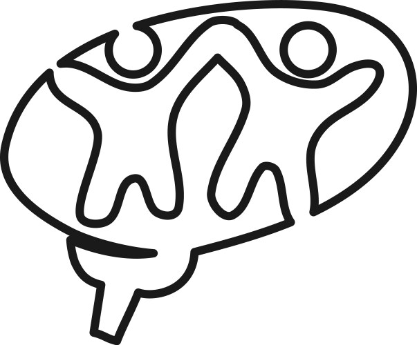 Brain checklist commitment teamwork together Vector Image