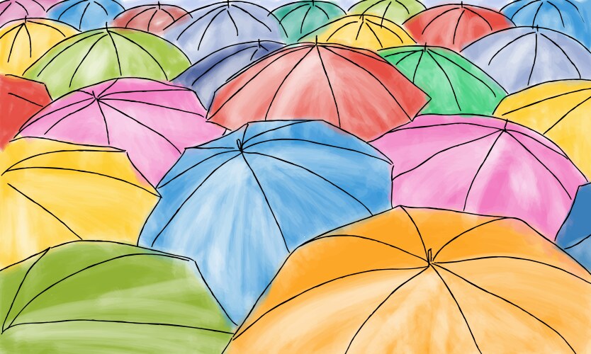 Watercolor Rain Vector Images (over 1,800)