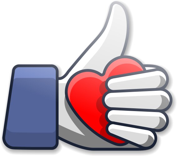 Like icon emoji thumb up symbol Royalty Free Vector Image