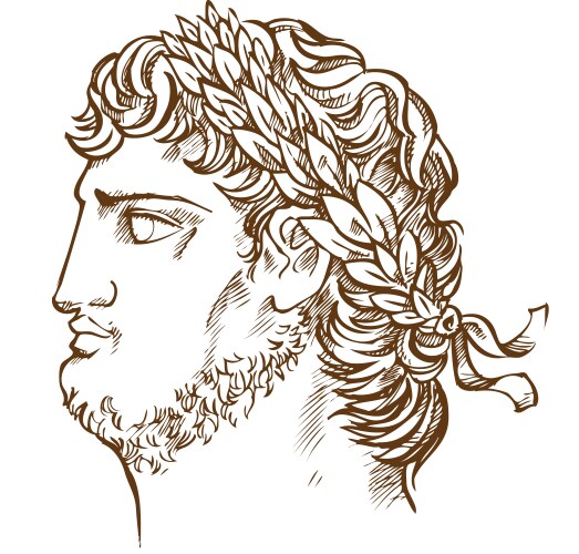 Roman emperor Royalty Free Vector Image - VectorStock