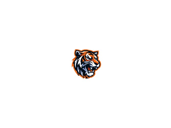 Tiger logo png Royalty Free Vector Image - VectorStock