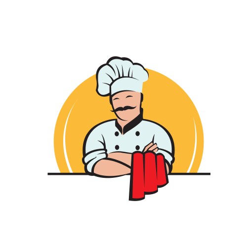 Chef icon set Royalty Free Vector Image - VectorStock