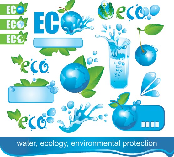 Environment elements Royalty Free Vector Image