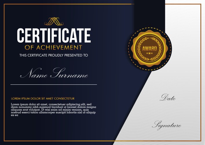 Certificate Vector Images (over 350,000)