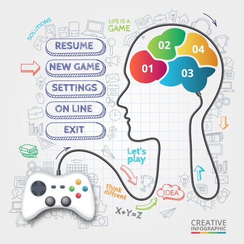 Brain cartoon set Royalty Free Vector Image - VectorStock