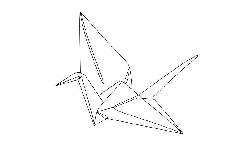 Outline Origami Vector Images (over 8,500)
