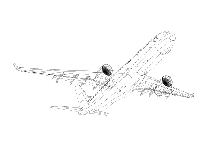Airplane Outline Vector Images (over 49,000)