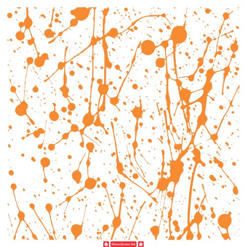Aesthetic monochrome ink stroke pattern for Vector Image