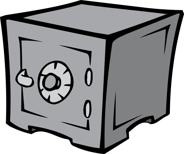 Cartoon Metal Safe (1522416) – Royalty-Free Vector | VectorStock