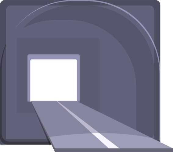 Brick tunnel icon cartoon style Royalty Free Vector Image
