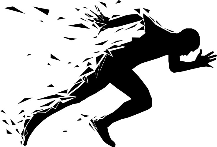 Sprinter Royalty Free Vector Image - VectorStock