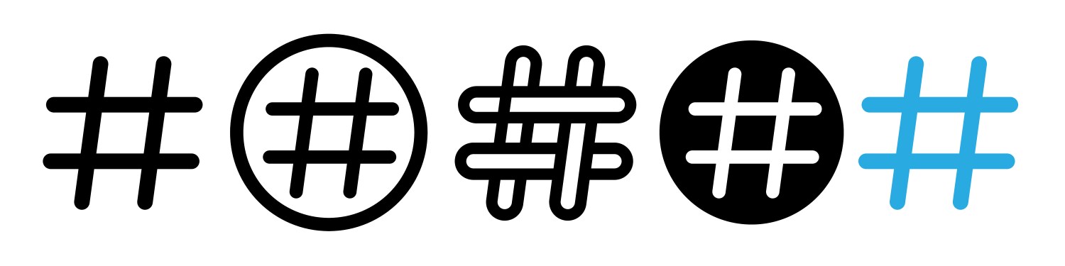 Black Hashtag Vector Images (over 4,800)