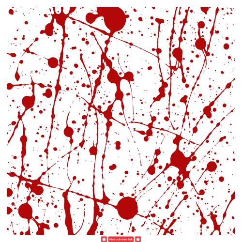 Aesthetic monochrome ink stroke pattern for Vector Image