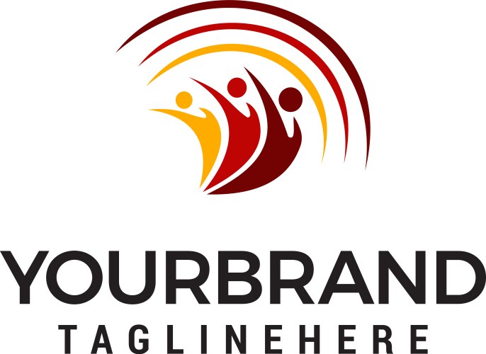 Unity people Royalty Free Vector Image - VectorStock