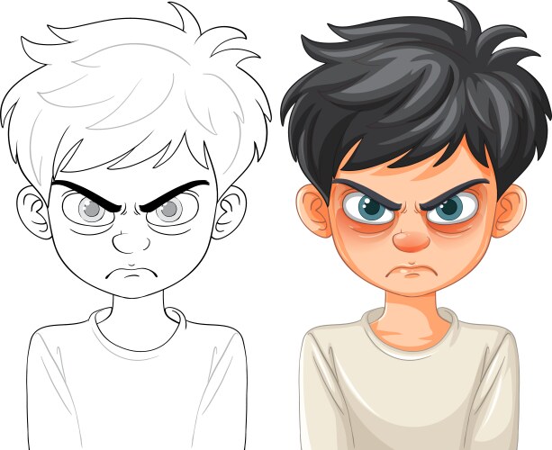 Angry Child Cartoon Vector Images (over 8,300)