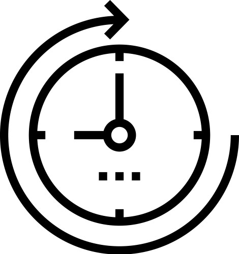 Clockwise icon Royalty Free Vector Image - VectorStock