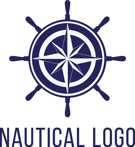 Nautical Logo Vector Premium Vector | Nautical Logo Vintage Vector