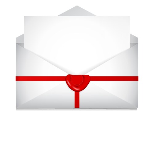 Love envelope icon romantic decoration post Vector Image