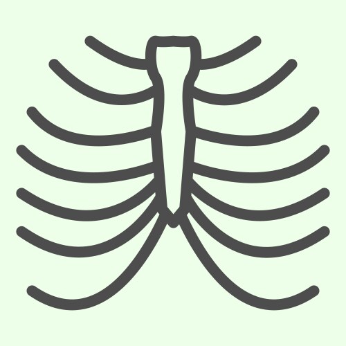 Rib Cage Outline Vector Images (94)