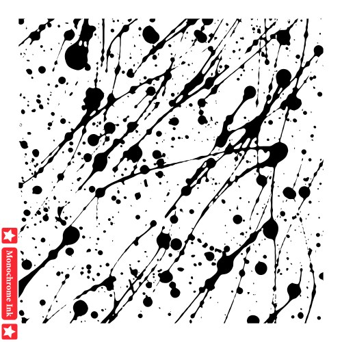 Minimalist monochrome ink stain pattern design Vector Image