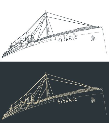 Titanic Vector Images (over 2,500)
