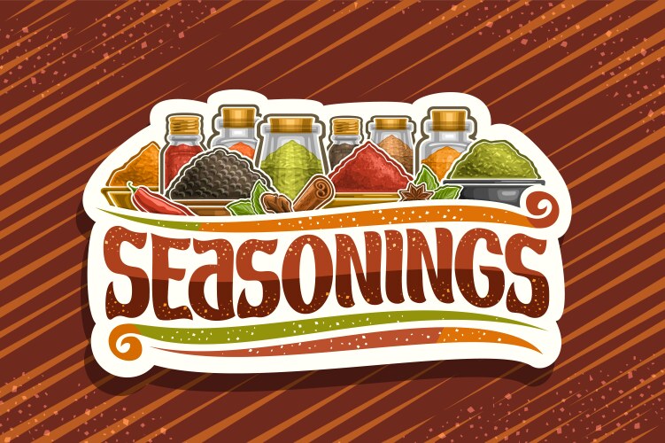 Logo for spices Royalty Free Vector Image - VectorStock