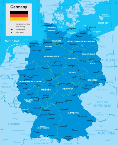 Germany Cities Map Vector Images (over 4,400)