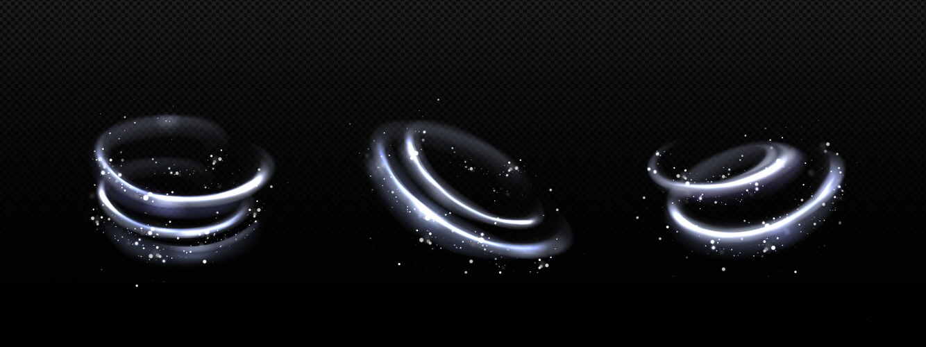 Cold winter light effect swirl bright twinkle line