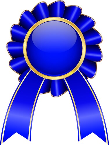 Blue Ribbon Award Badge Vector Images (over 5,600)