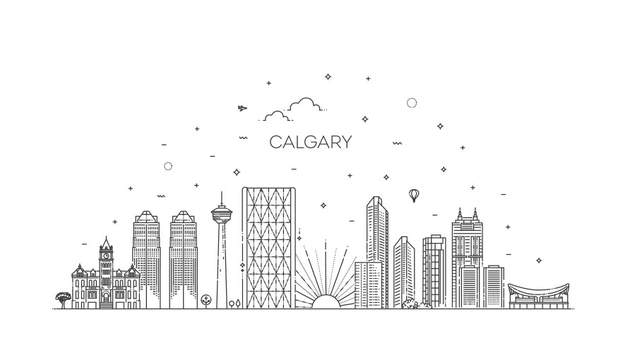 Calgary Skyline Vector Images (over 260)