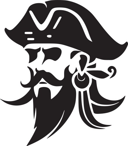 Black and White Pirate Vector Images (over 46,000)