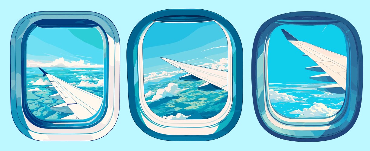 Airplane Window Vector Images (over 6,800)