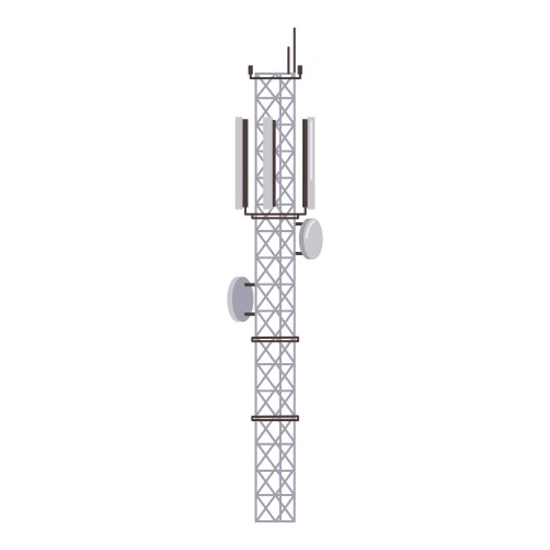 Telecommunication tower blueprints Royalty Free Vector Image Telecommunication tower blueprints Royalty Free Vector Image