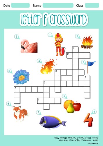 Wild animals crossword concept Royalty Free Vector Image
