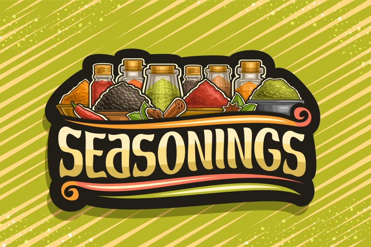 Logo for spices Royalty Free Vector Image - VectorStock