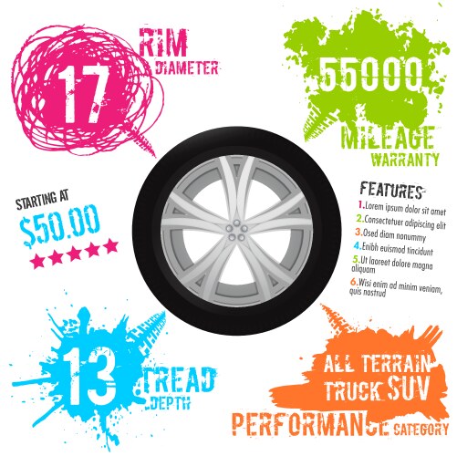 Tyre Graph Vector Images (81)