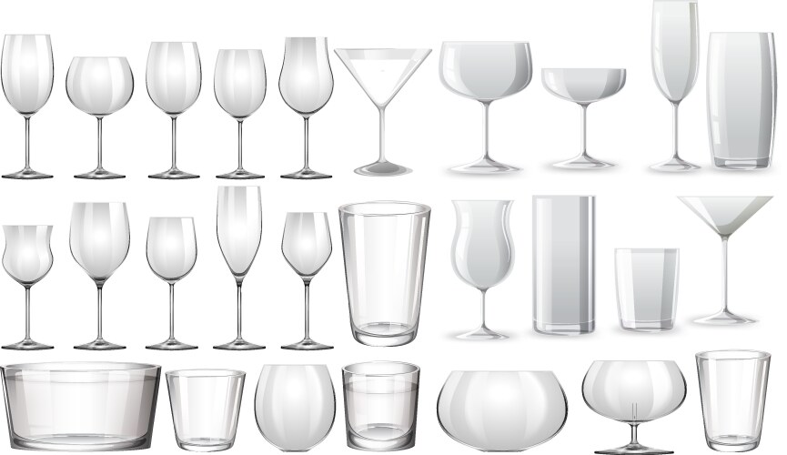 A simple clean of glass bottle Royalty Free Vector Image