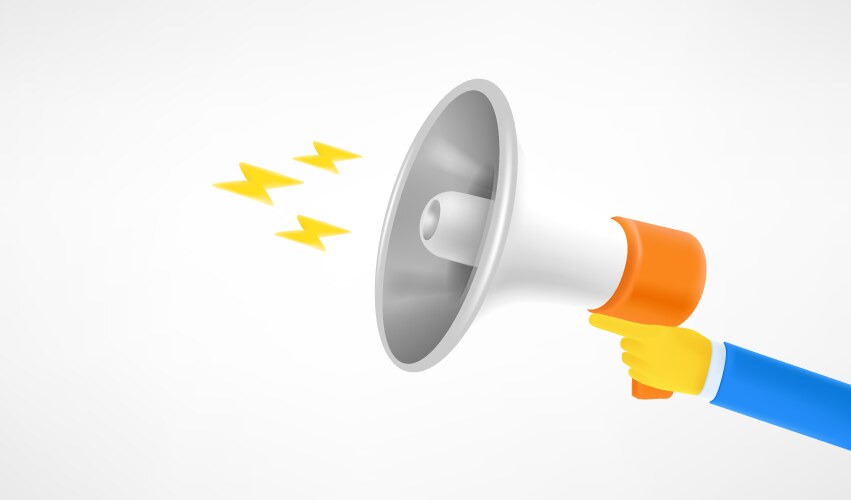 Megaphone set Royalty Free Vector Image - VectorStock